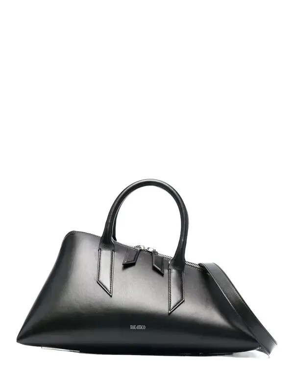 Attico Triangle Tote Bag - Black