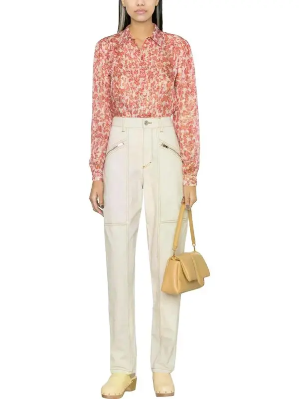 Isabel Marant Étoile Straight-leg Cargo Trousers - Neutrals