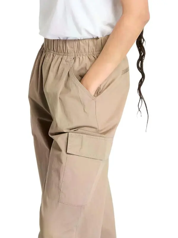 Calvin Klein Wide Leg Trousers With Elasticated Waistband - Neutrals