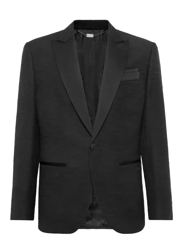 BILLIONAIRE Ls Blazer - Black