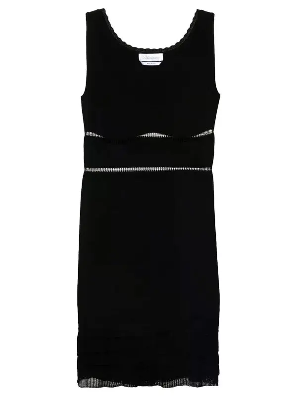Blumarine Jersey Mini Dress - Black