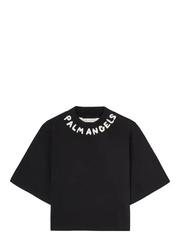 Palm Angels Seasonal Logo T-shirt - Black