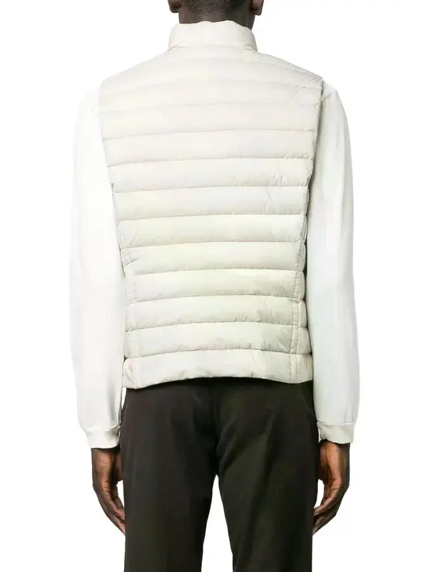 MOORER Padded Zip-up Gilet - Neutrals