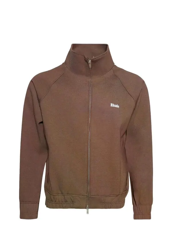 Rhude Hampton Zip-up Track Jacket - Brown