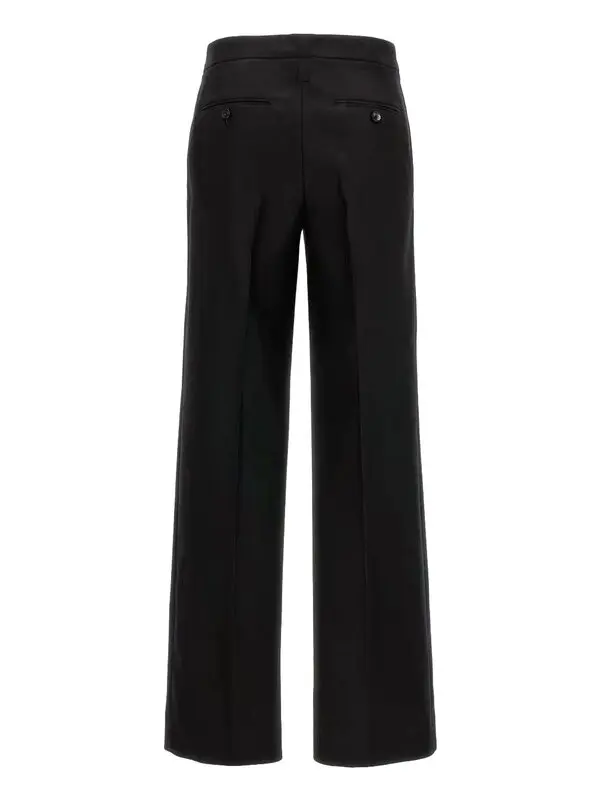 CELLAR DOOR Tailored Wide Leg Trousers - Black