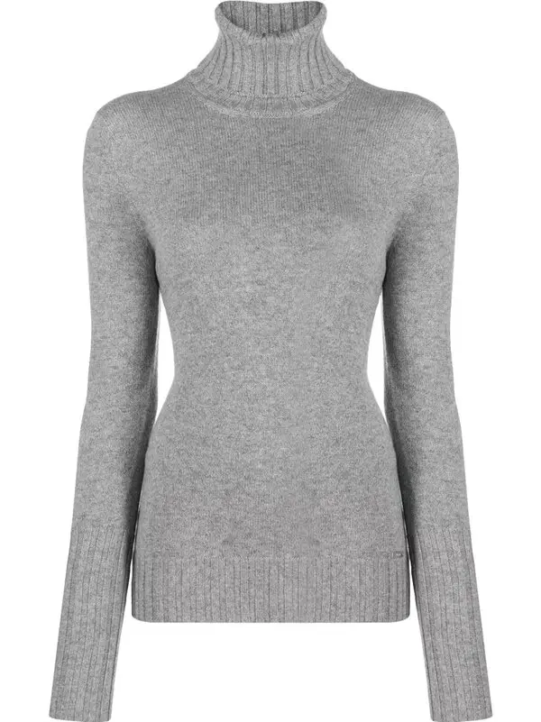 Kiton Roll-neck Cashmere Jumper - Grey