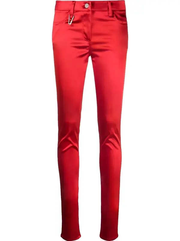1017 Alyx 9sm Deville Zip Detail Trousers - Red