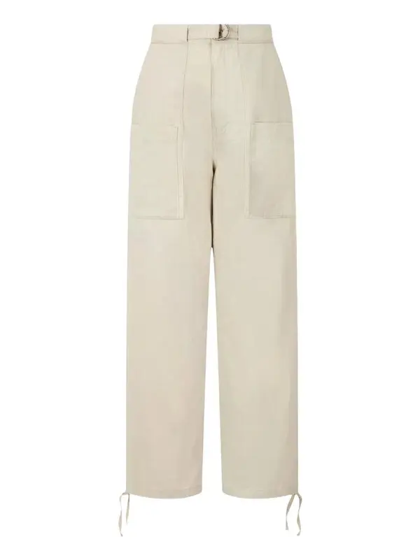 STUDIO TOMBOY Utility Belted Trousers - Neutrals