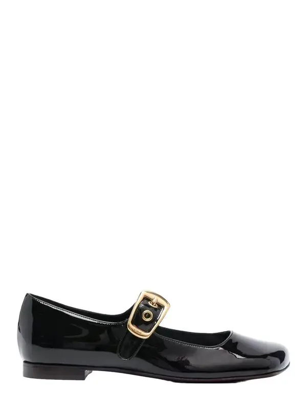 Chloé Buckled Ballet Flats - Black