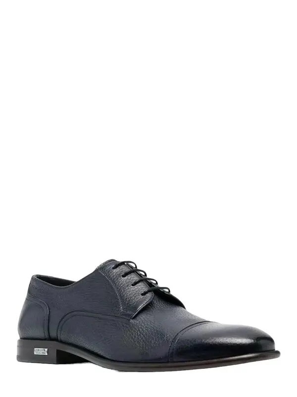 Casadei Anticato Leather Derby Shoes - Blue