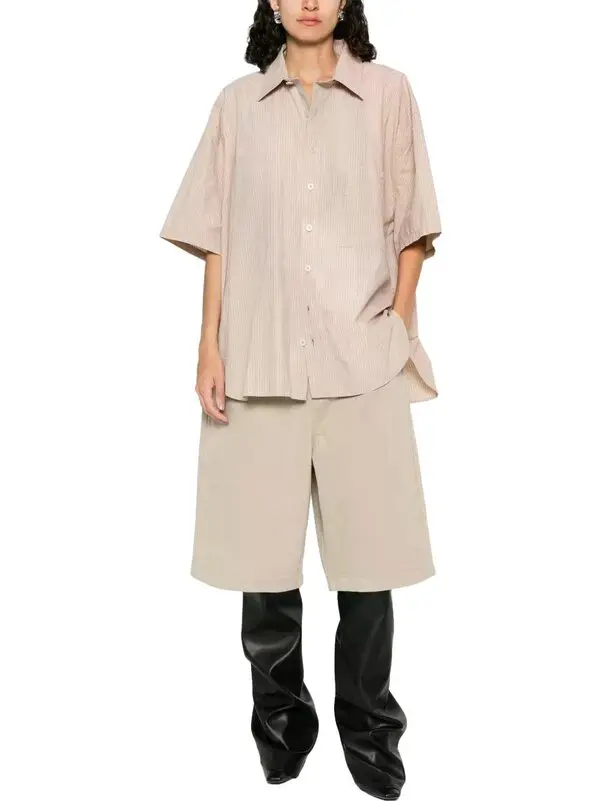 ENTIRE STUDIOS Sand Beige Elasticated Waistband Shorts - Neutrals