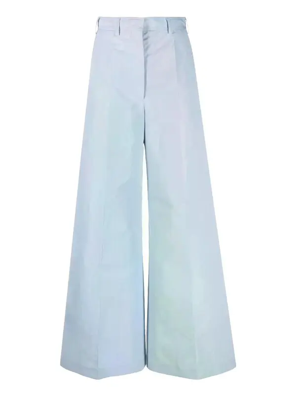 Stella McCartney High-waisted Wide-leg Trousers - Blue