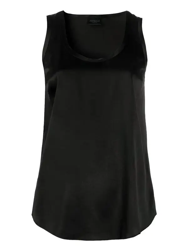 Brunello Cucinelli Sleeveless Blouse - Black