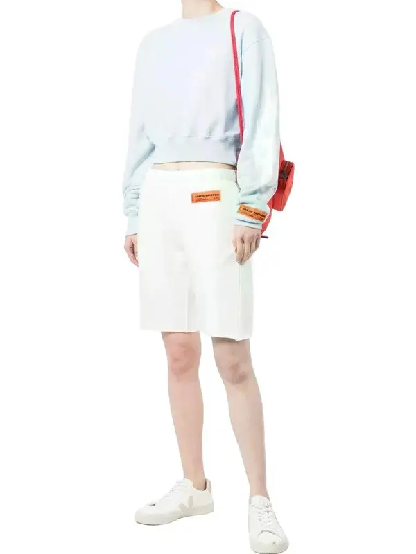 Heron Preston Elasticated Knee-length Shorts - Neutrals