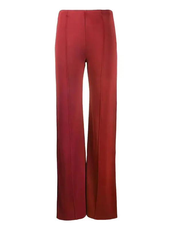 Valentino Garavani Tailored High-waisted Flared Trousers - Red