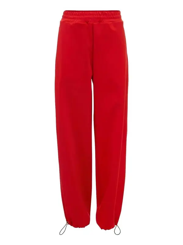 JW Anderson Drawstring-cuff Track Pants - Red