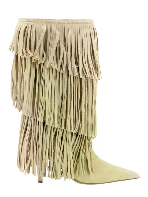 Paris Texas Jessie Stiletto Boots - Neutrals