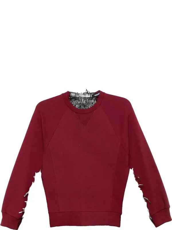 Undercover Tassel Trim Sweatshirt - Red