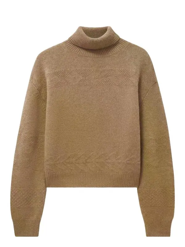 Pringle Of Scotland Cashmere Roll Neck Sweater - Neutrals