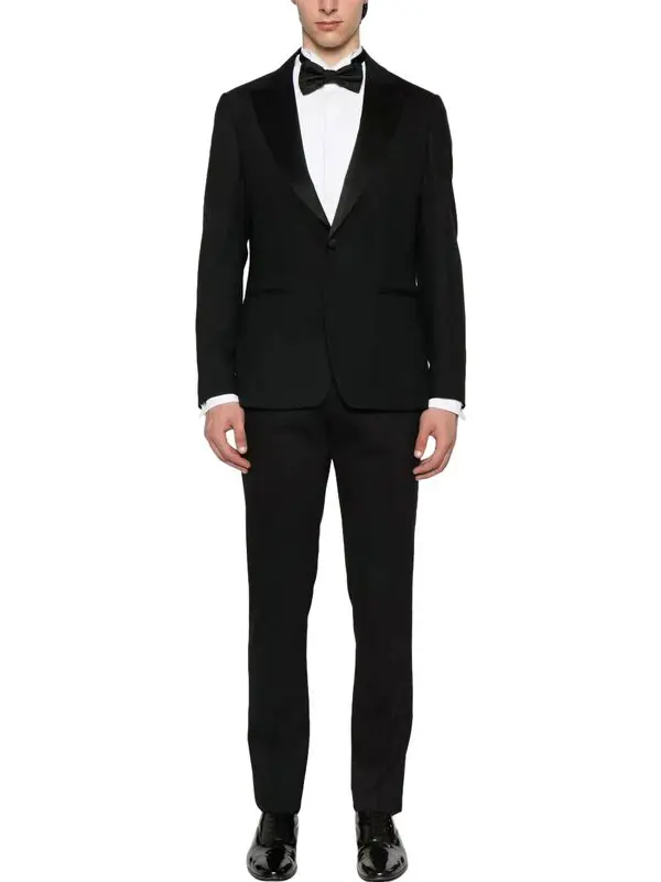 LARDINI Single-breasted Suit - Black