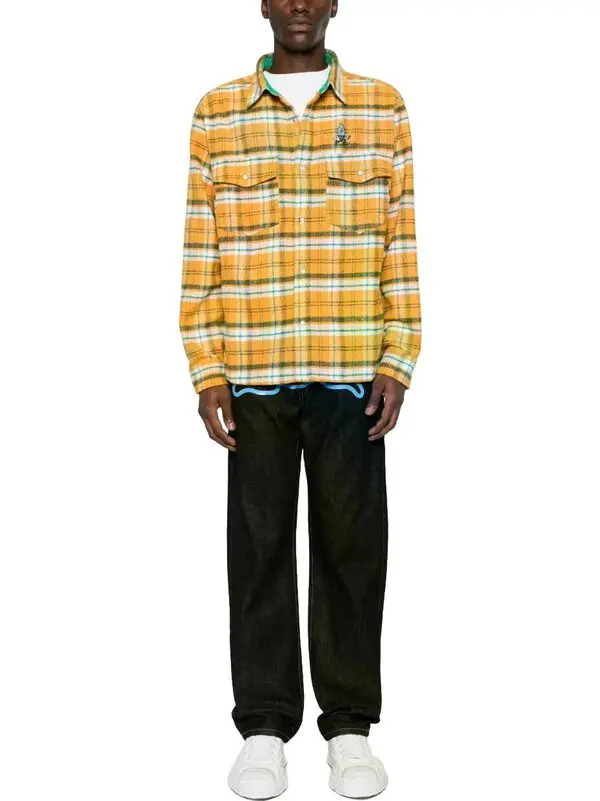 ICECREAM Flannel Shirt - Yellow