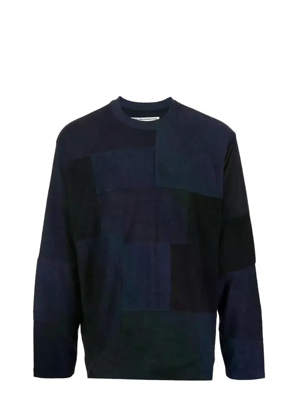 WHITE MOUNTAINEERING Slouchy Paneled Jumper - Blue