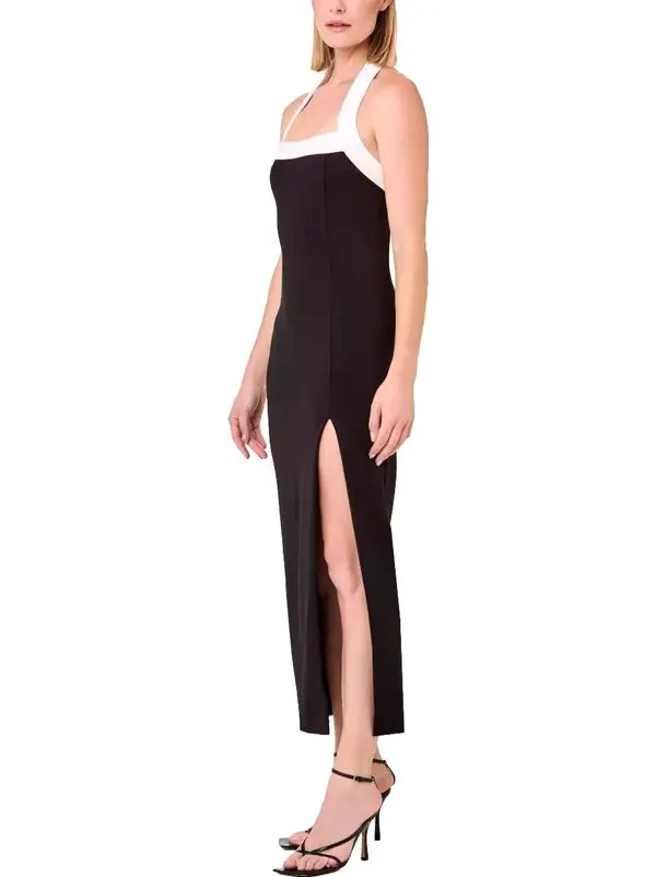 NICHOLAS Jane Halterneck Midi Dress - Black