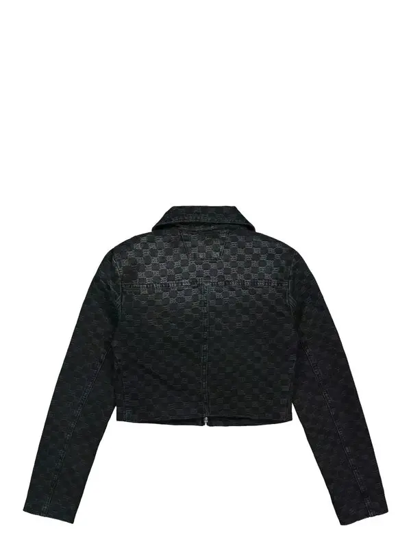 MISBHV Jacquard Cropped Jacket - Black