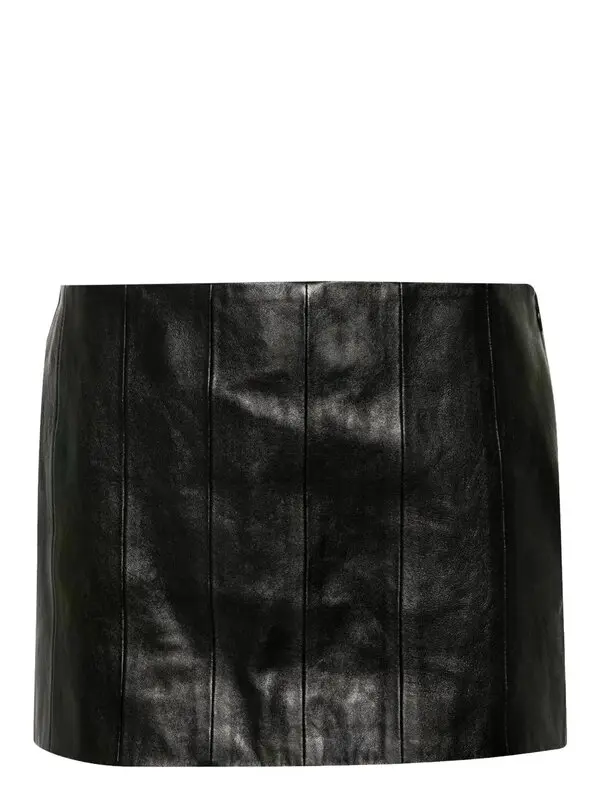 Khaite Meelar Mini Skirt - Black
