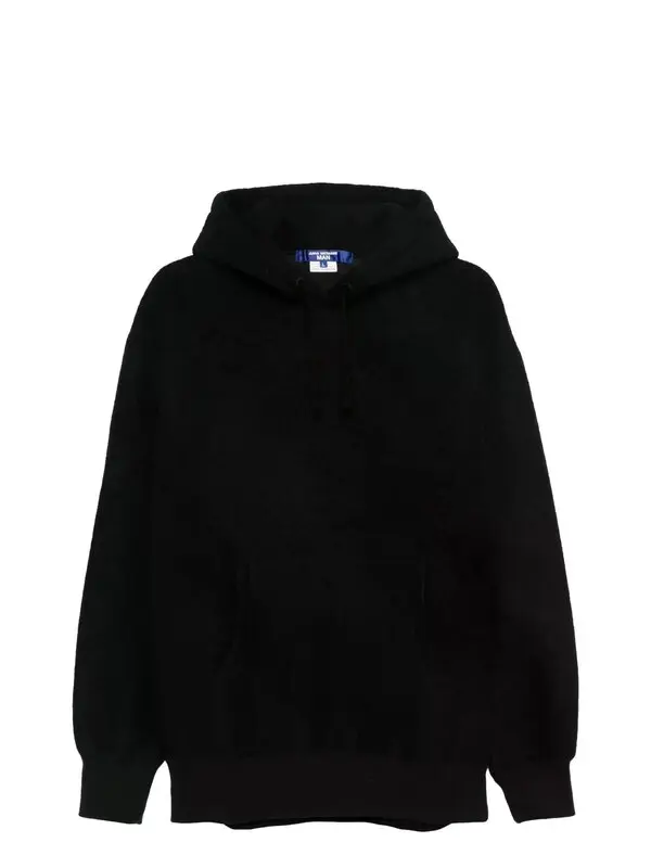 Junya Watanabe Felted Hoodie - Black