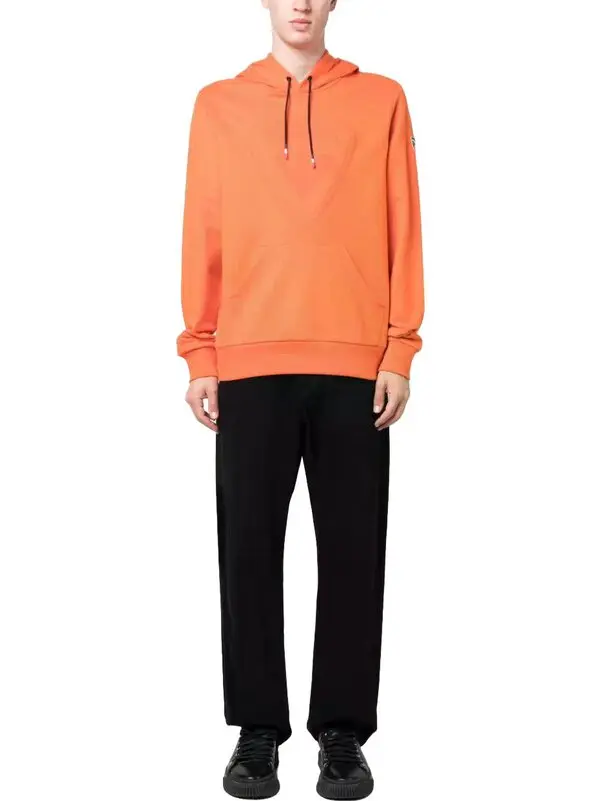 Rossignol Logo Print Cotton Hoodie - Orange