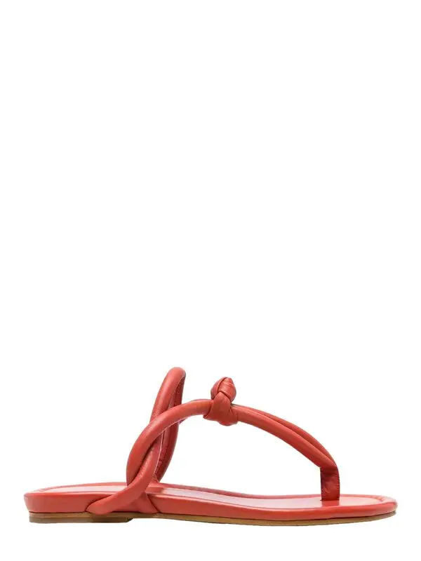 Fabiana Filippi Padded Thong-strap Sandals - Red