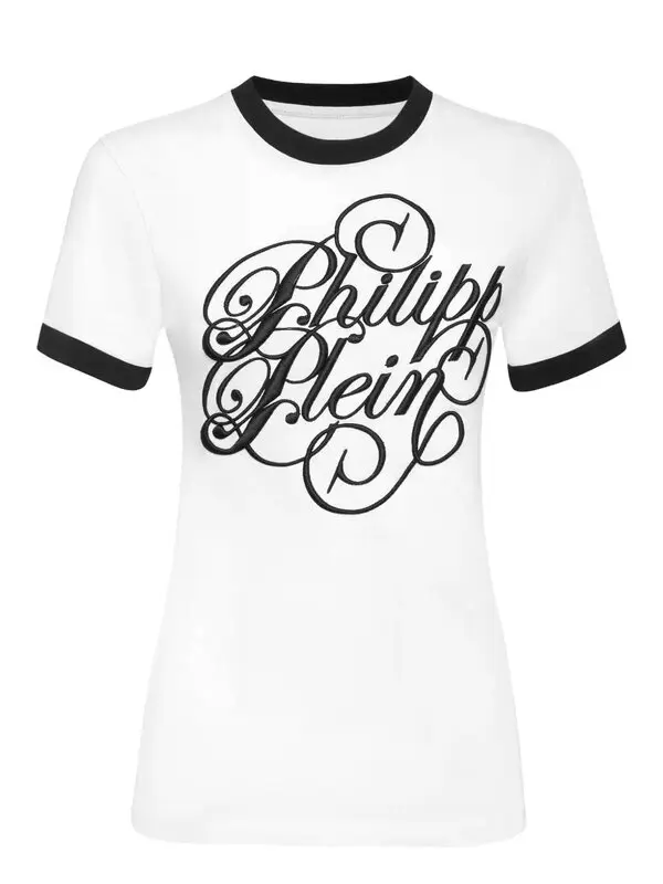 Philipp Plein Logo-print Crewneck T-shirt - White