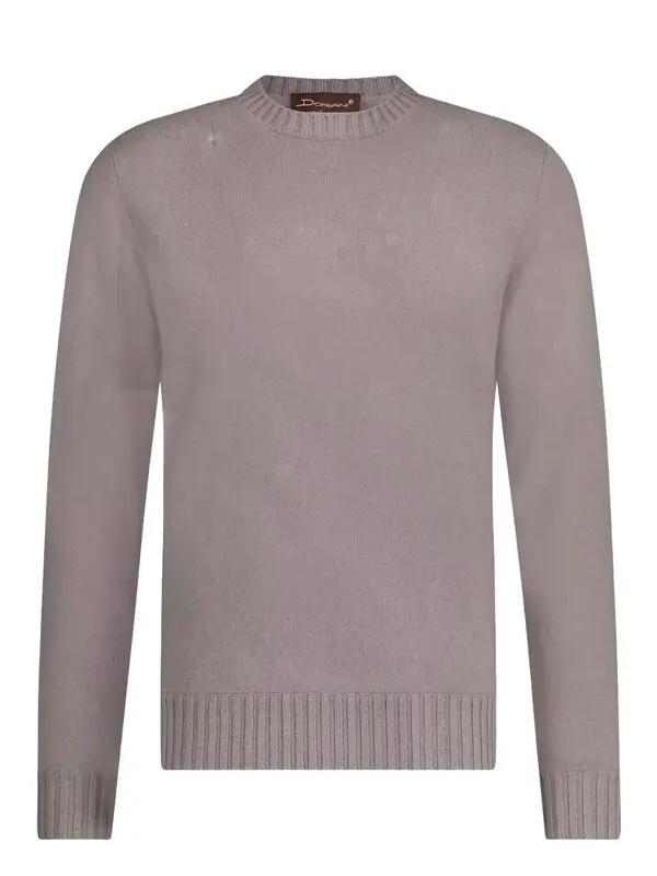 DORIANI CASHMERE Crew Neck Jumper - Brown