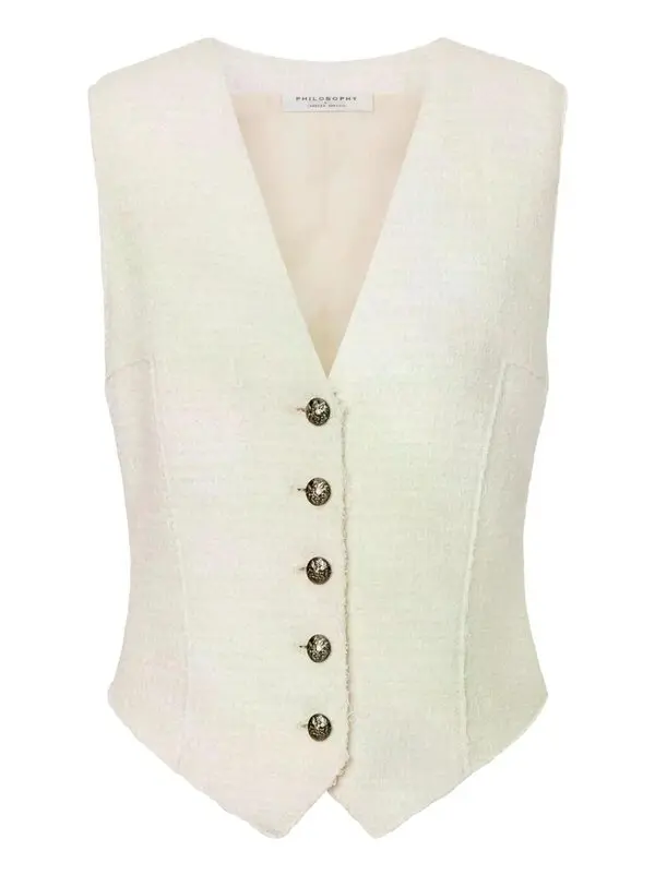 Philosophy Di Lorenzo Serafini V-neck Waistcoat - Neutrals