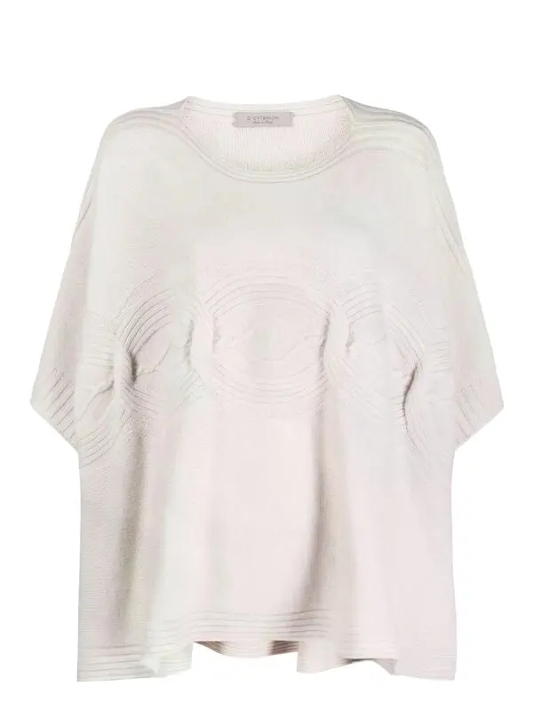 D.exterior Fine-knit Kaftan Jumper - Neutrals
