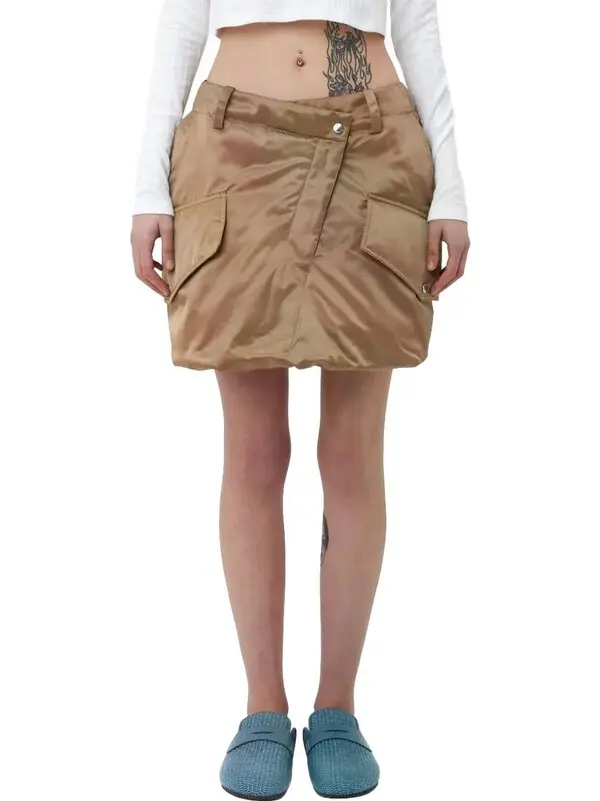 JW Anderson Mini Gonna Cargo Con Design Imbottito - Neutrals