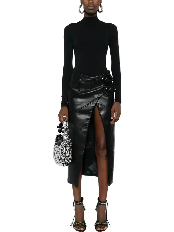 Wolford Jersey Thermal Long-sleeve Bodysuit - Black