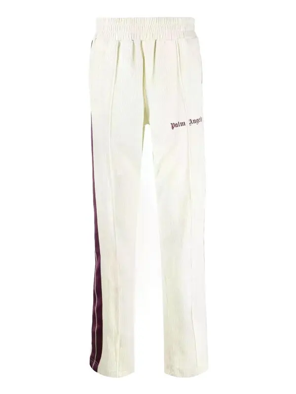 Palm Angels Logo-print Track Pants - Neutrals