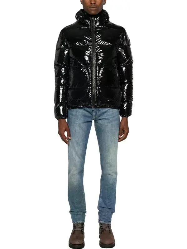 Herno Hooded Puffer Jacket - Black