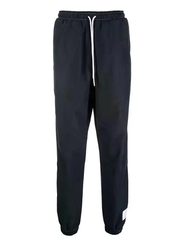 Thom Browne Name-tag Track Pants - Blue