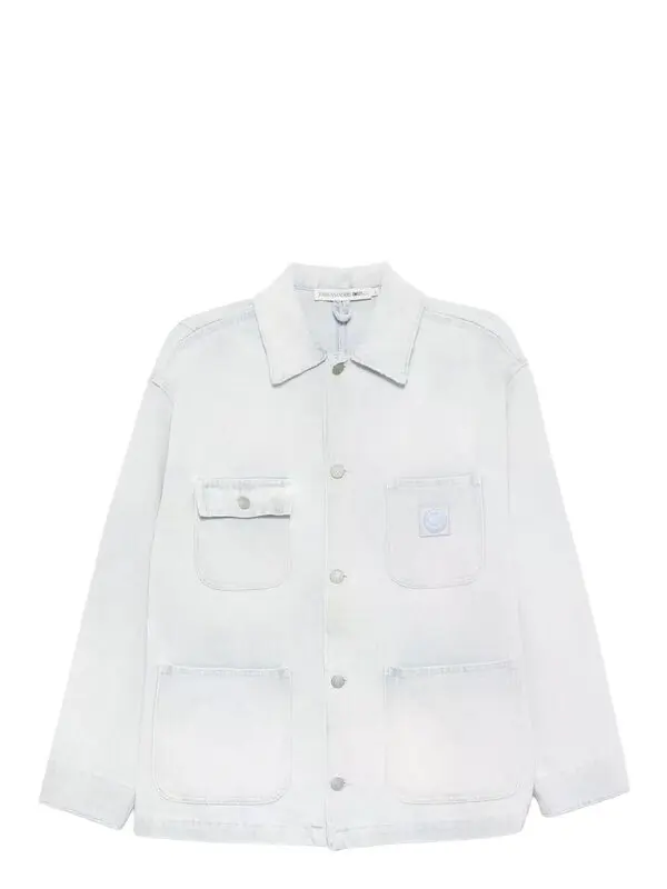 Joshua Sanders Logo-patch Denim Jacket - Blue