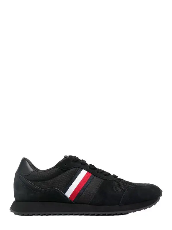 Tommy Hilfiger Signature Tape Runner Sneakers - Black