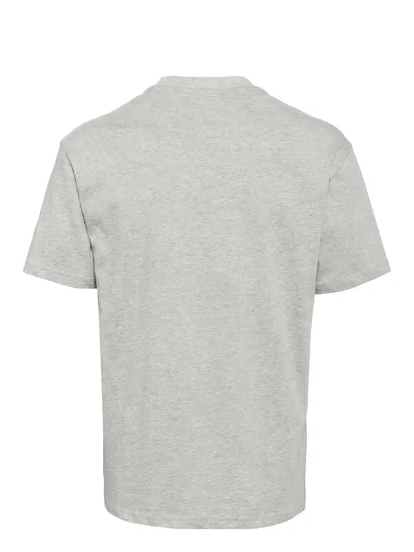 GROUND ZERO Logo-print Cotton T-shirt - Grey