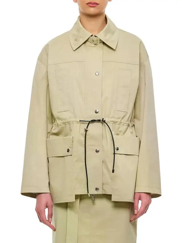 HALFBOY Drawstring-waist Parka Jacket - Neutrals