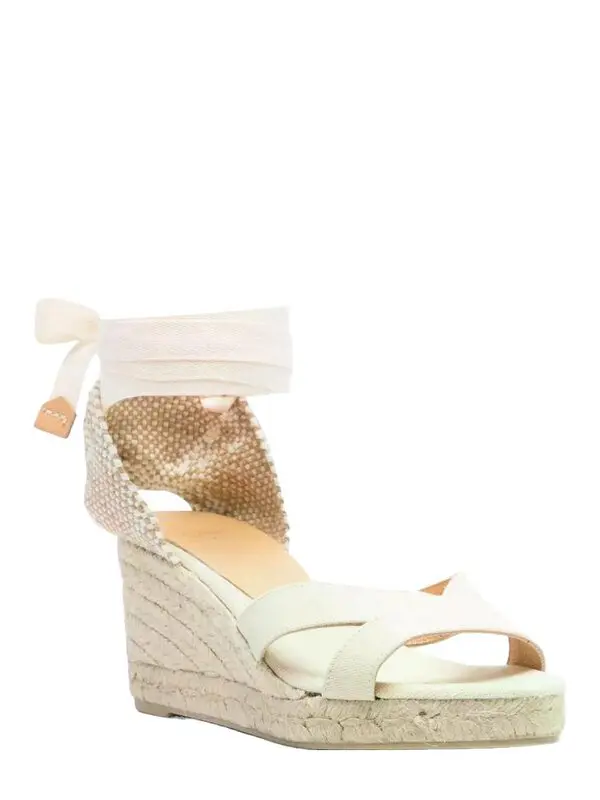 CastaÑer Canvas Wedge Espadrilles - Neutrals