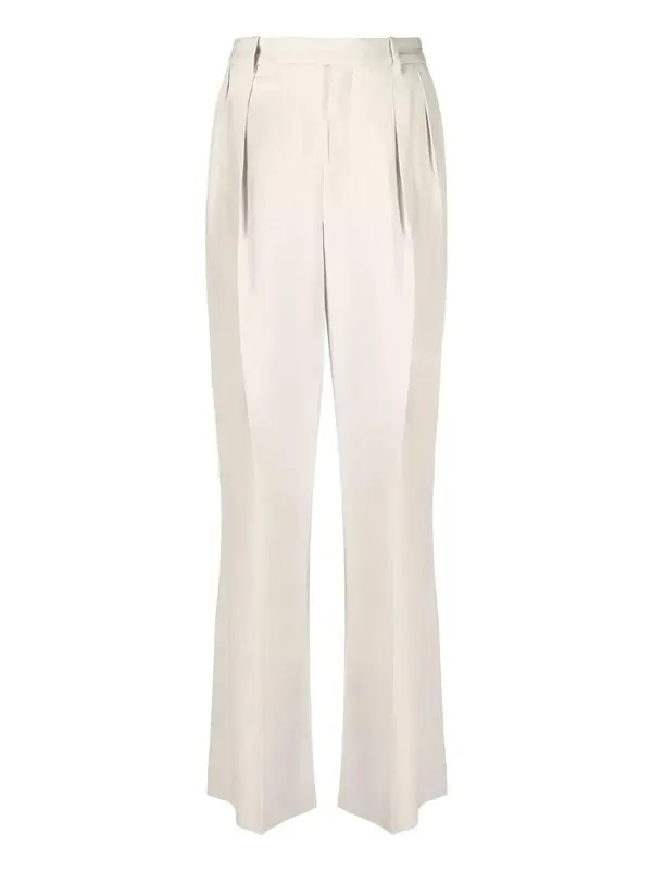 Axel Arigato Jackie Pleated Straight Trousers - Neutrals