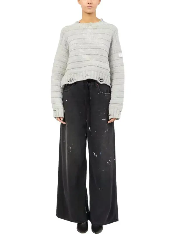 MAISON MARGIELA Crew Neck Sweater - Grey