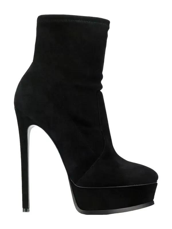 Casadei Platform Ankle Boots - Black