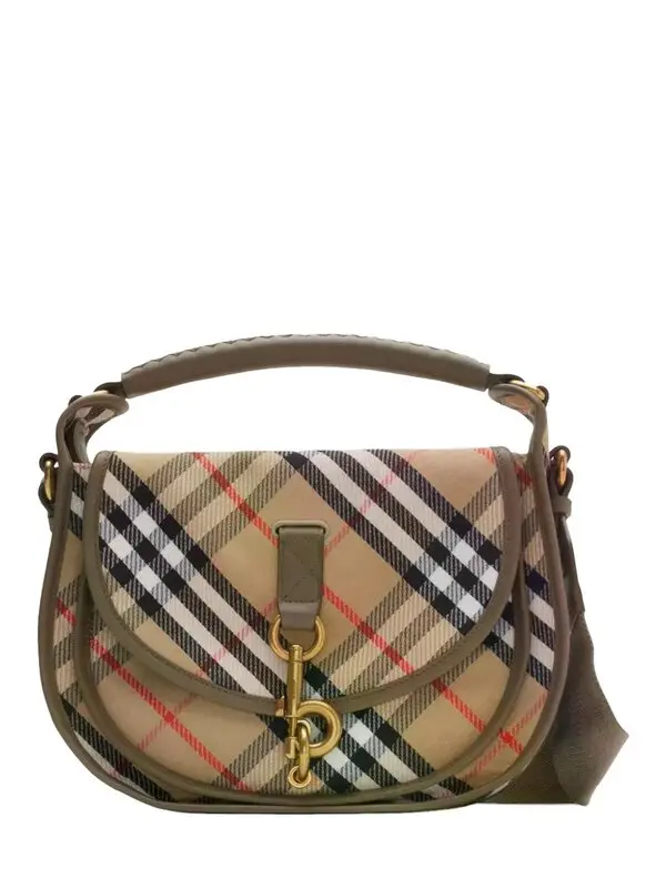 Burberry Small B-clip Crossbody Bag - Neutrals
